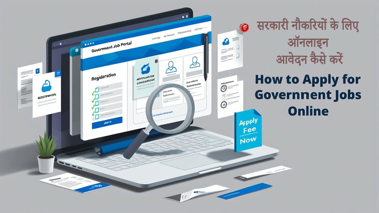 सरकारी नौकरियों के लिए ऑनलाइन आवेदन कैसे करें How to apply for ...